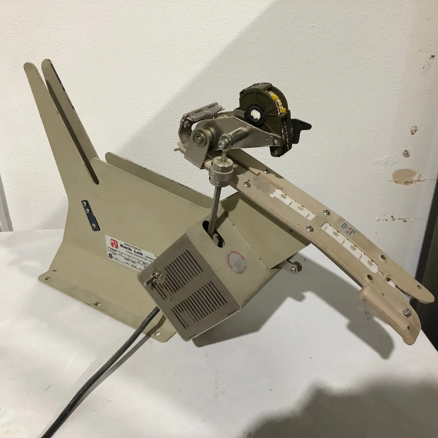 Used Kwik Lok Machine 1002DP Printer - Harvest Corporation