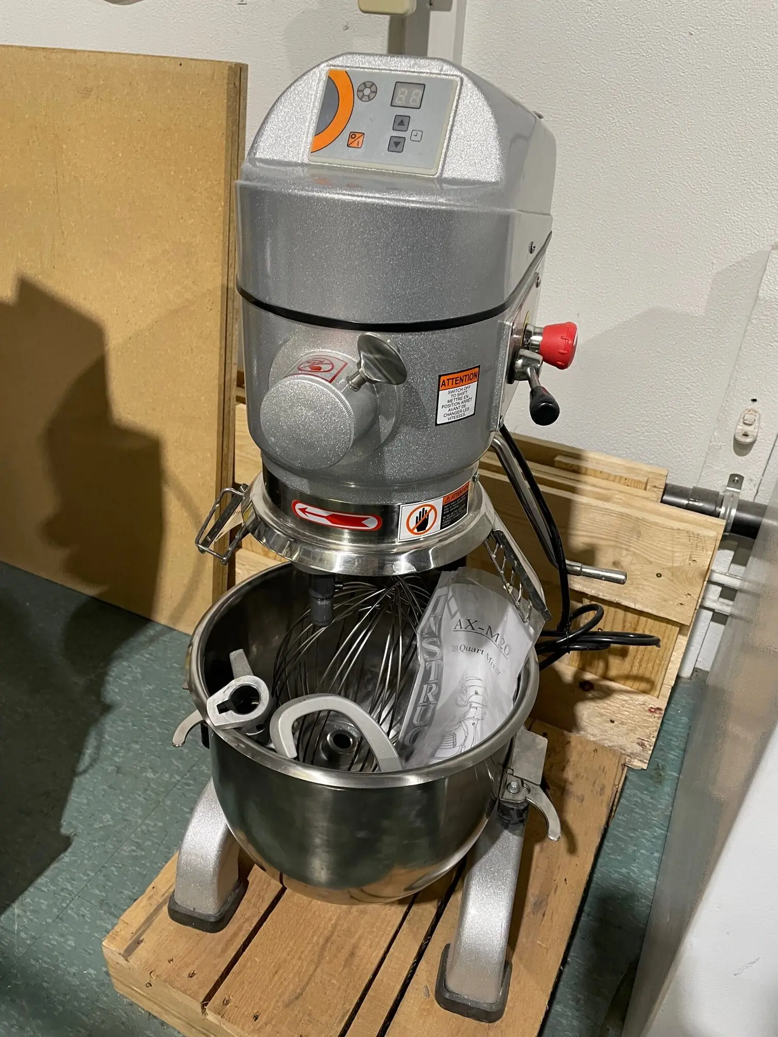 Demo AXIS Upright Mixer 20 quart - Harvest Corporation