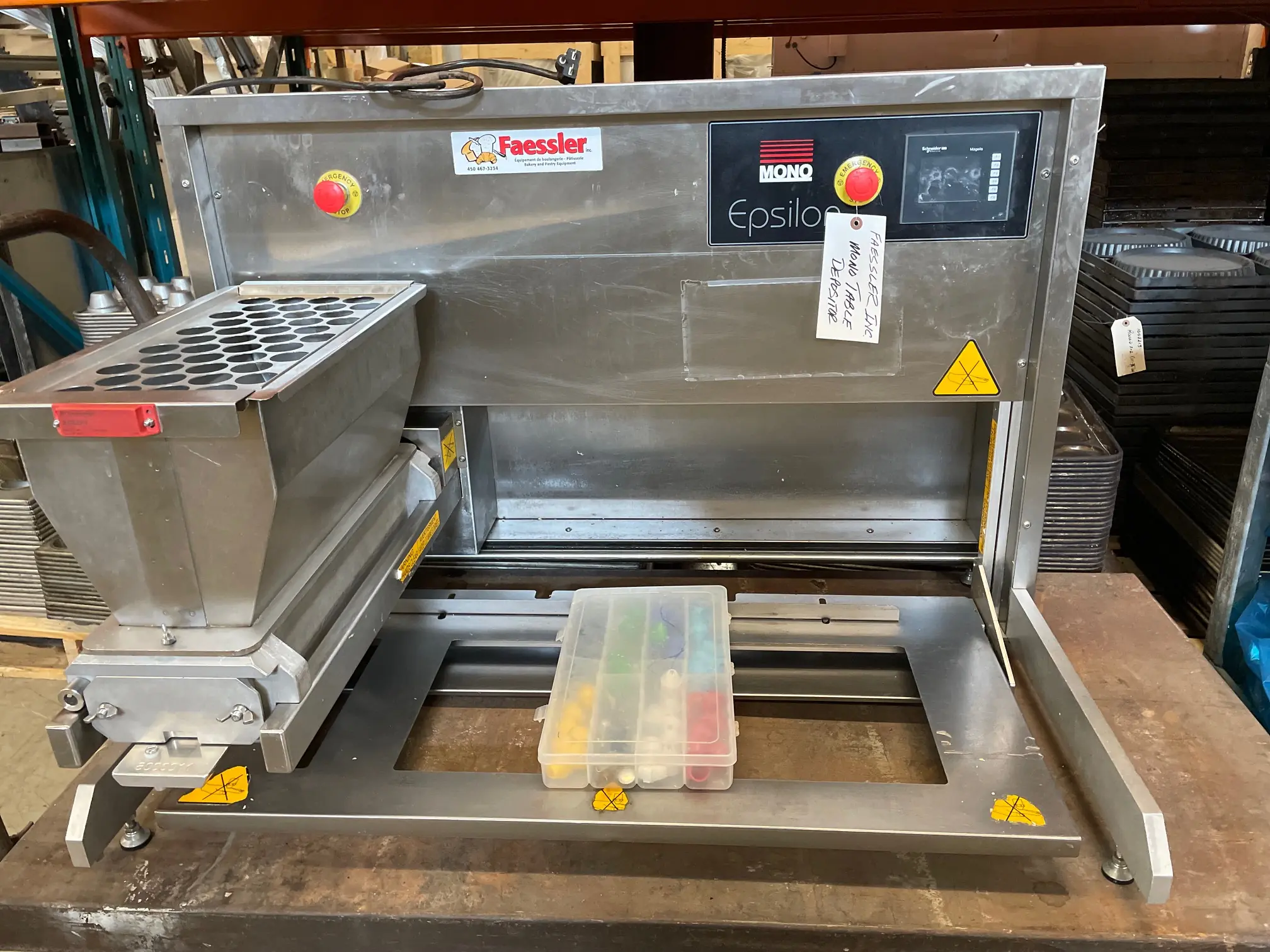 Used Mono Epsilon Table Top Cookie Depositor - Harvest Corporation